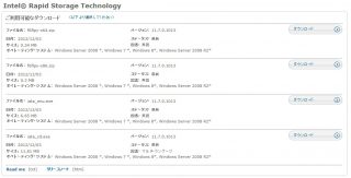 Intel RST ドライバ更新してみた | ぽぽづれ。